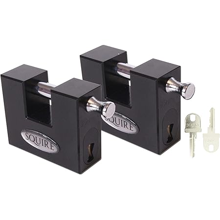 Squire WS75 Container Padlocks - Keyed Alike Pair - 2 x Keys. High ...