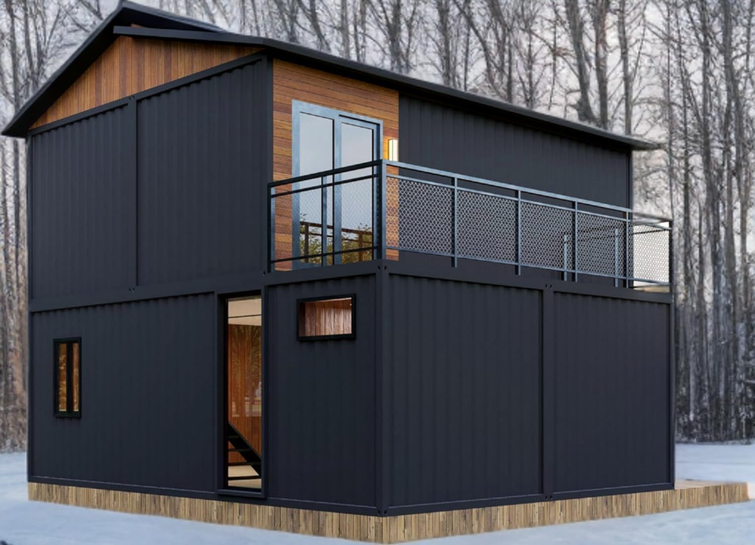 20 FT x4 Double Story House 2024 Tiny House, petite Maroc | Ubuy