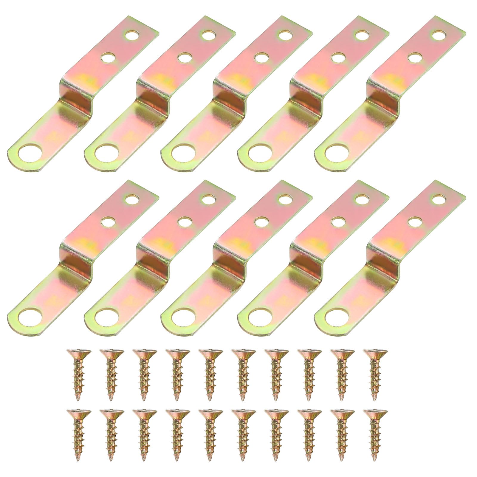 Amazon.com: uxcell 20 Pcs Z Shape Corner Bracket, 0.4 Inch Right Angle ...