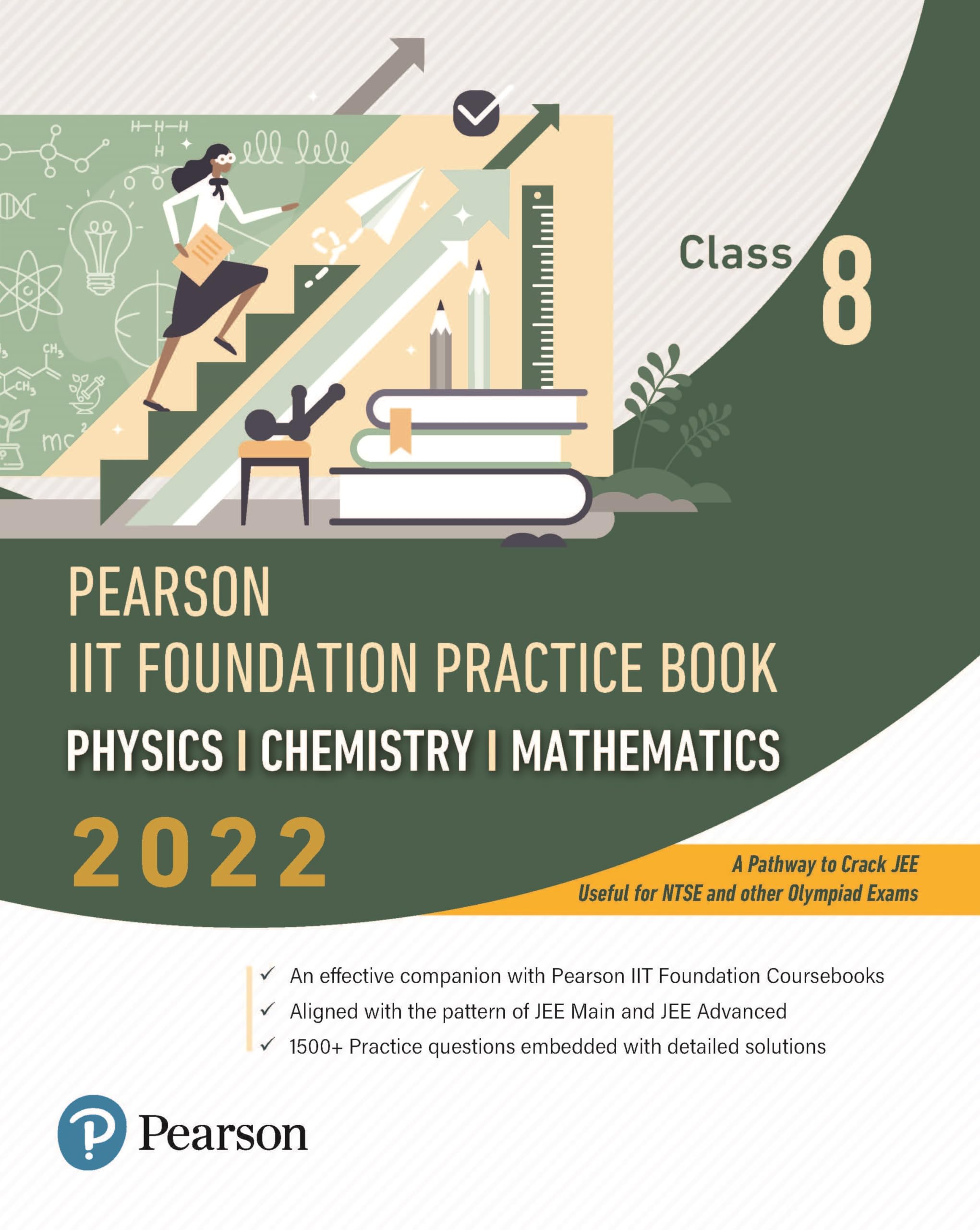 Buy Pearson IIT Foundation Practice Book Physics, Chemistry ...