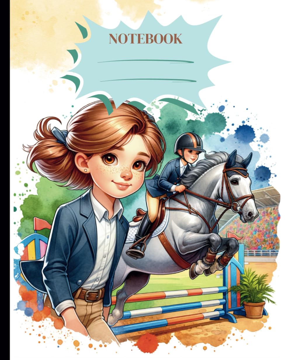 Show Jumping Notebook for Girls: Equestrian Horse Dreams: A Cute ...