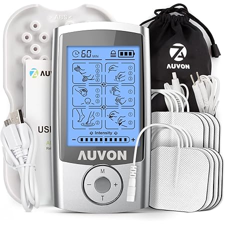 MEDVICE Rechargeable Tens Unit Muscle Stimulator, 2nd Gen 16 Modes & 8 ...