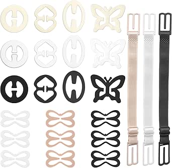 24pcs Bra Strap Clips Bra Strap Holders for Slipping Anti-Slip Bra ...