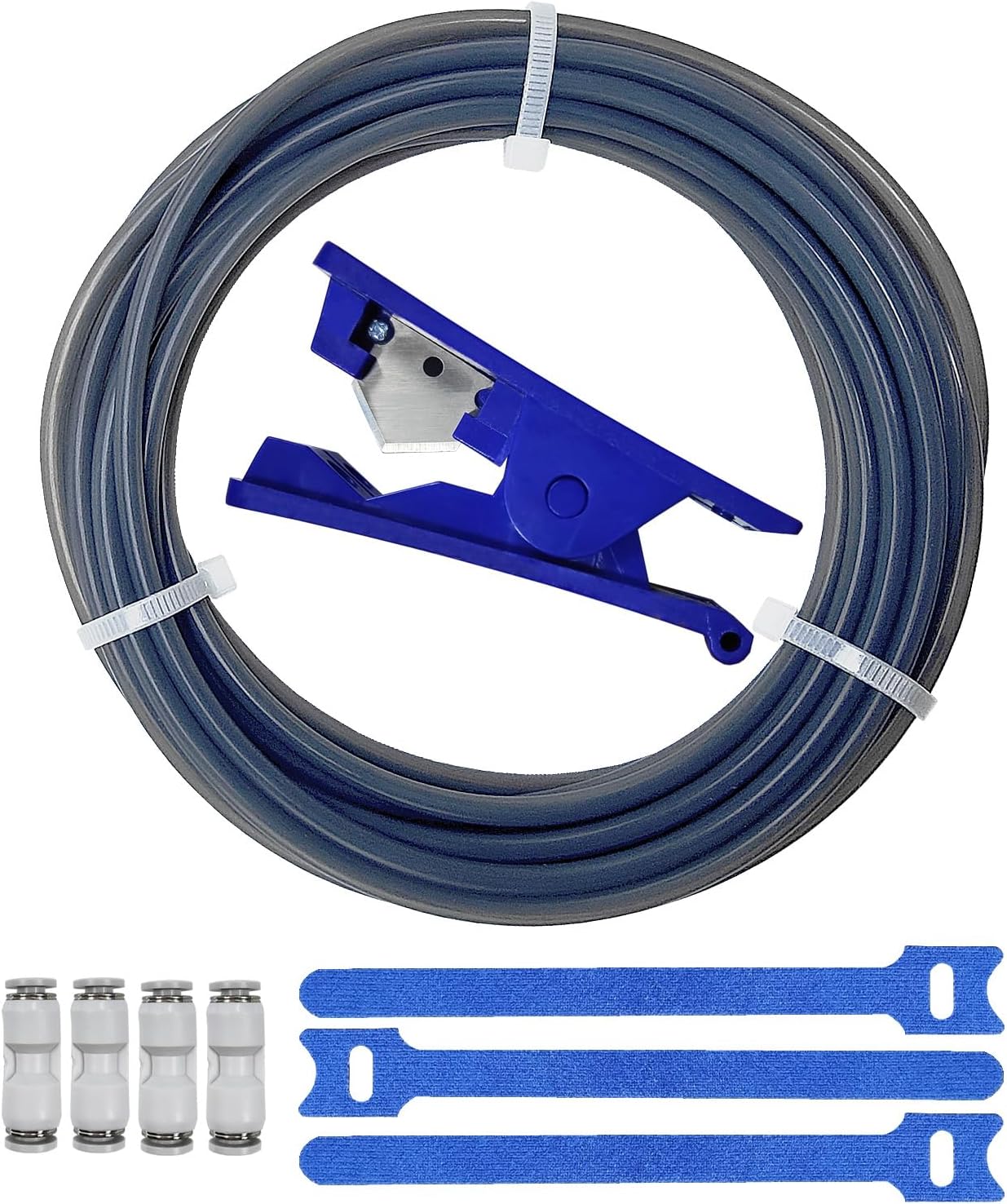 Amazon.com: Translucent Gray PTFE Tube Kit, 2.5mm ID×4mm OD, 5M/16.4ft ...