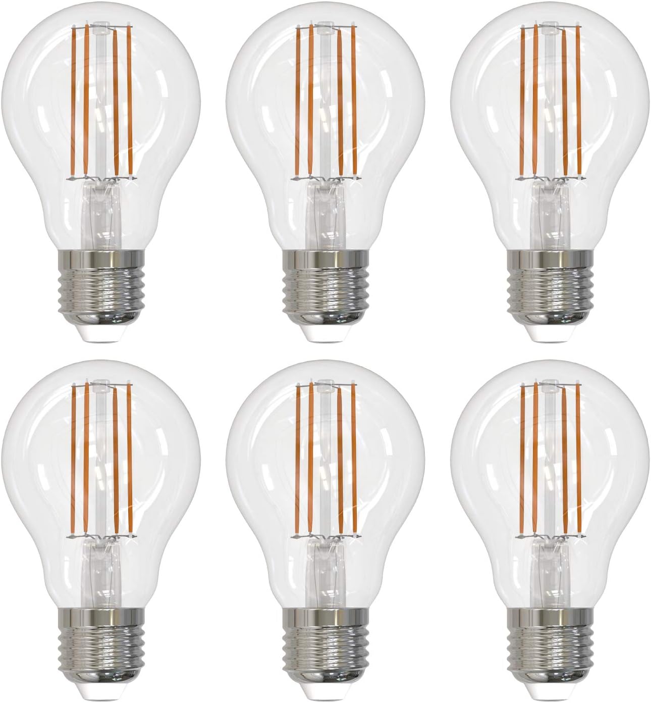 Amazon.com: Amazon Brand - UMi A60 E27 Edison Screw LED Light Bulb, 7W ...