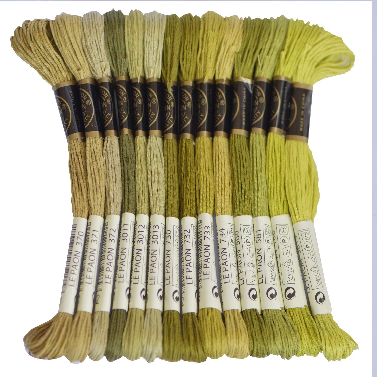 Amazon.com: Premium Rainbow Color Embroidery Floss - Cross Stitch ...