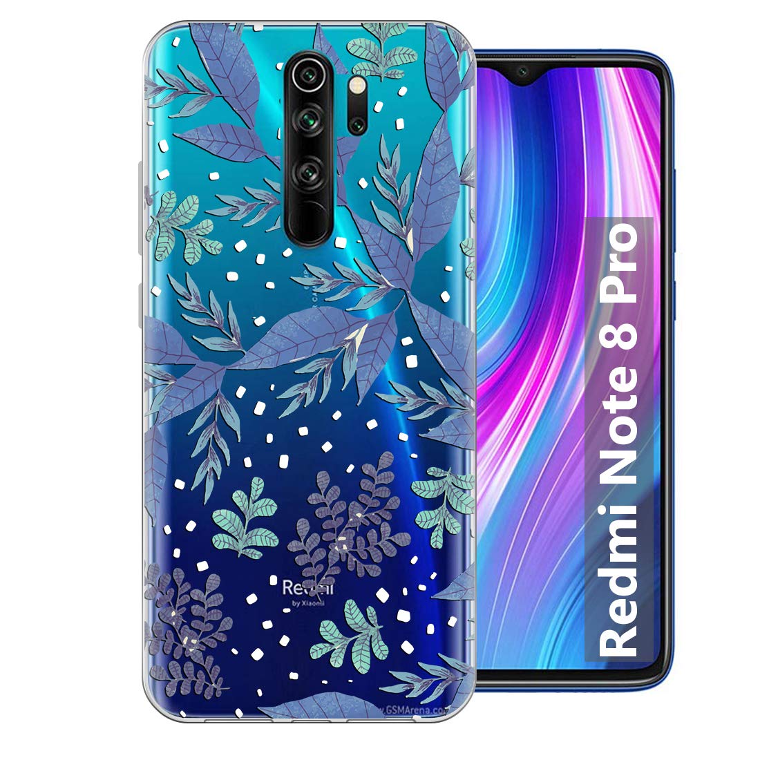 Fashionury Designer Printed Flexible Silicone Back Cover for Redmi Note ...