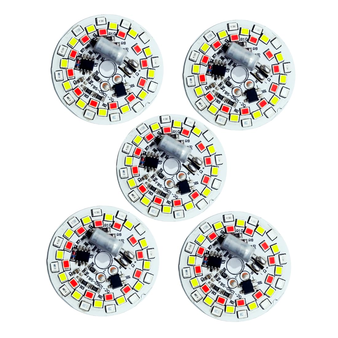 Buy Sonic 7 in 1 LED Bulb Raw Material LED Lights 7 Color LED DOB PCB ...