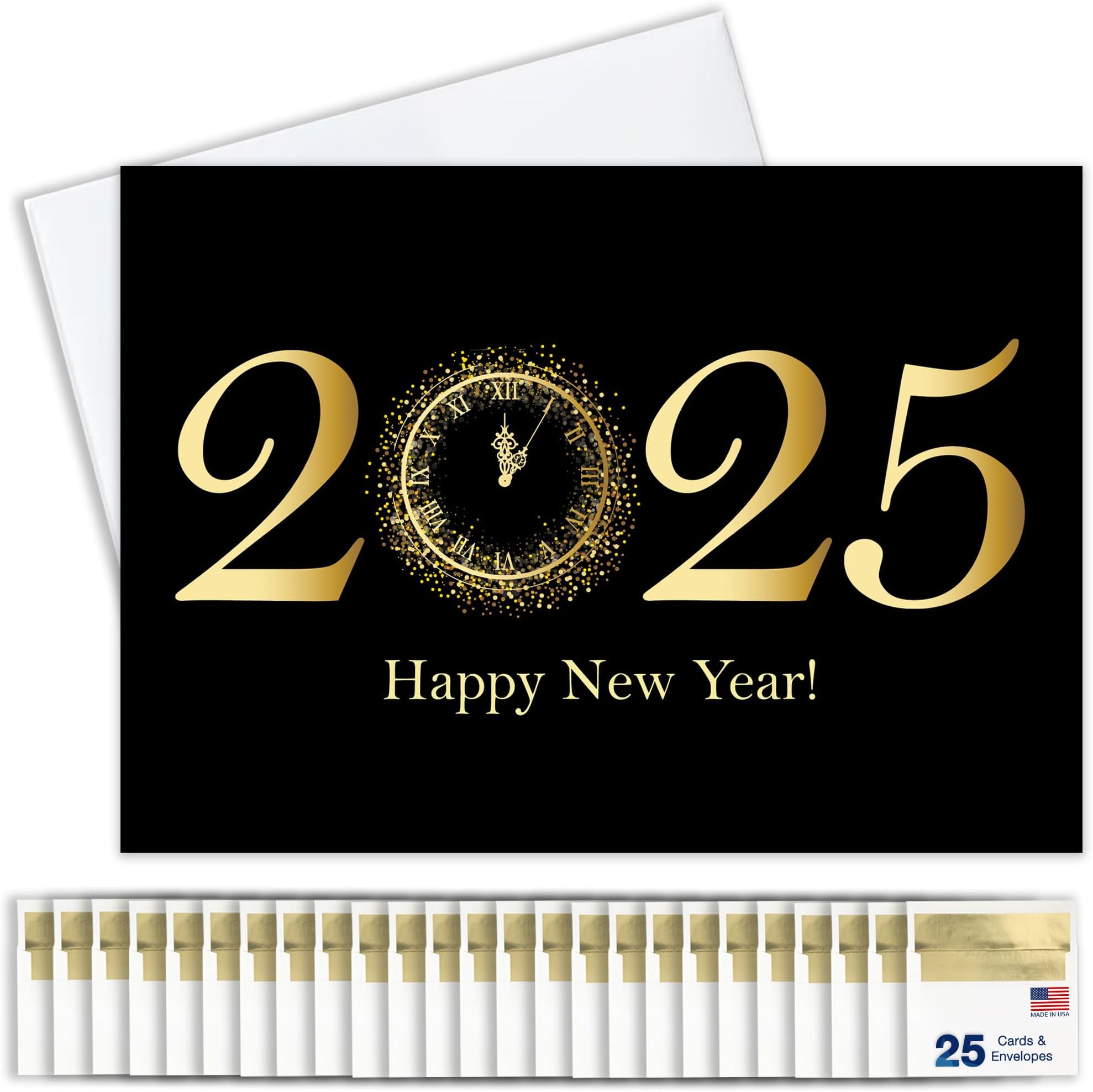 Amazon.com : New Years Cards for Business & Family (Time for 2025 ...