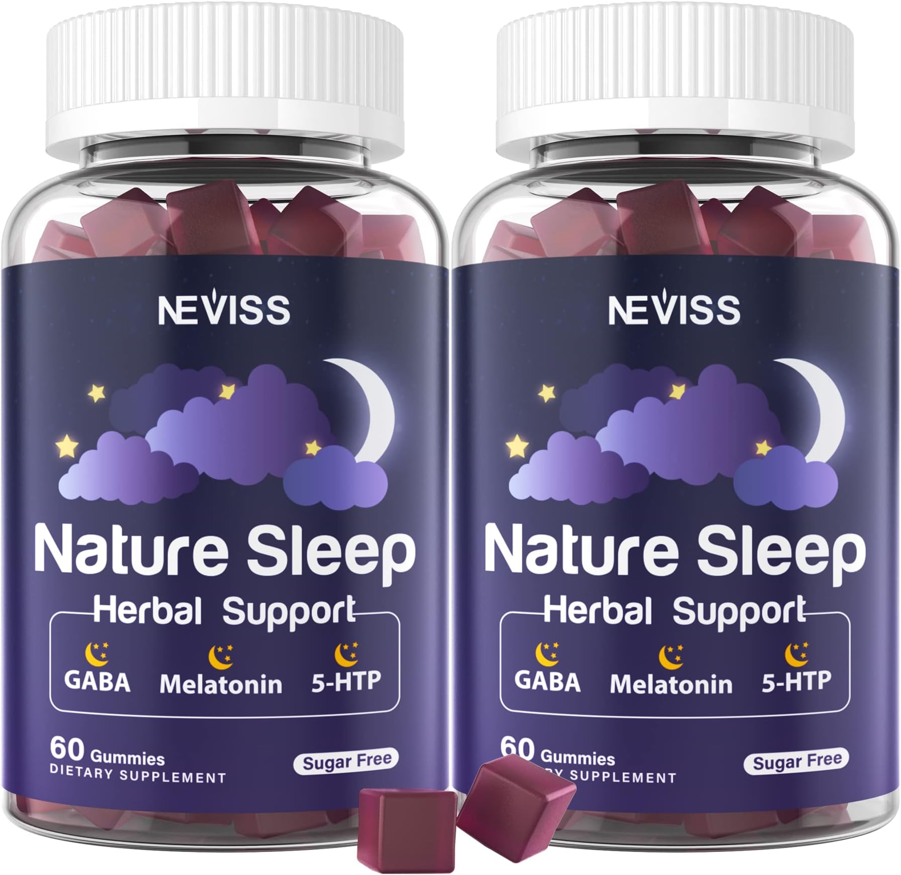 Amazon.com: Melatonin Gummies 3mg 6mg | Sugar Free - Natural Zzz Aid ...