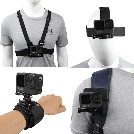 Amazon.com : Accessories Set for GoPro Hero 11/10/9/8/7/6/5/4,New Quick ...
