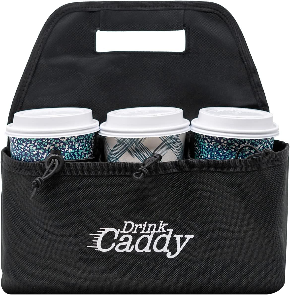 Amazon.com: Drink Caddy Portable Drink Carrier and Reusable Coffee Cup ...