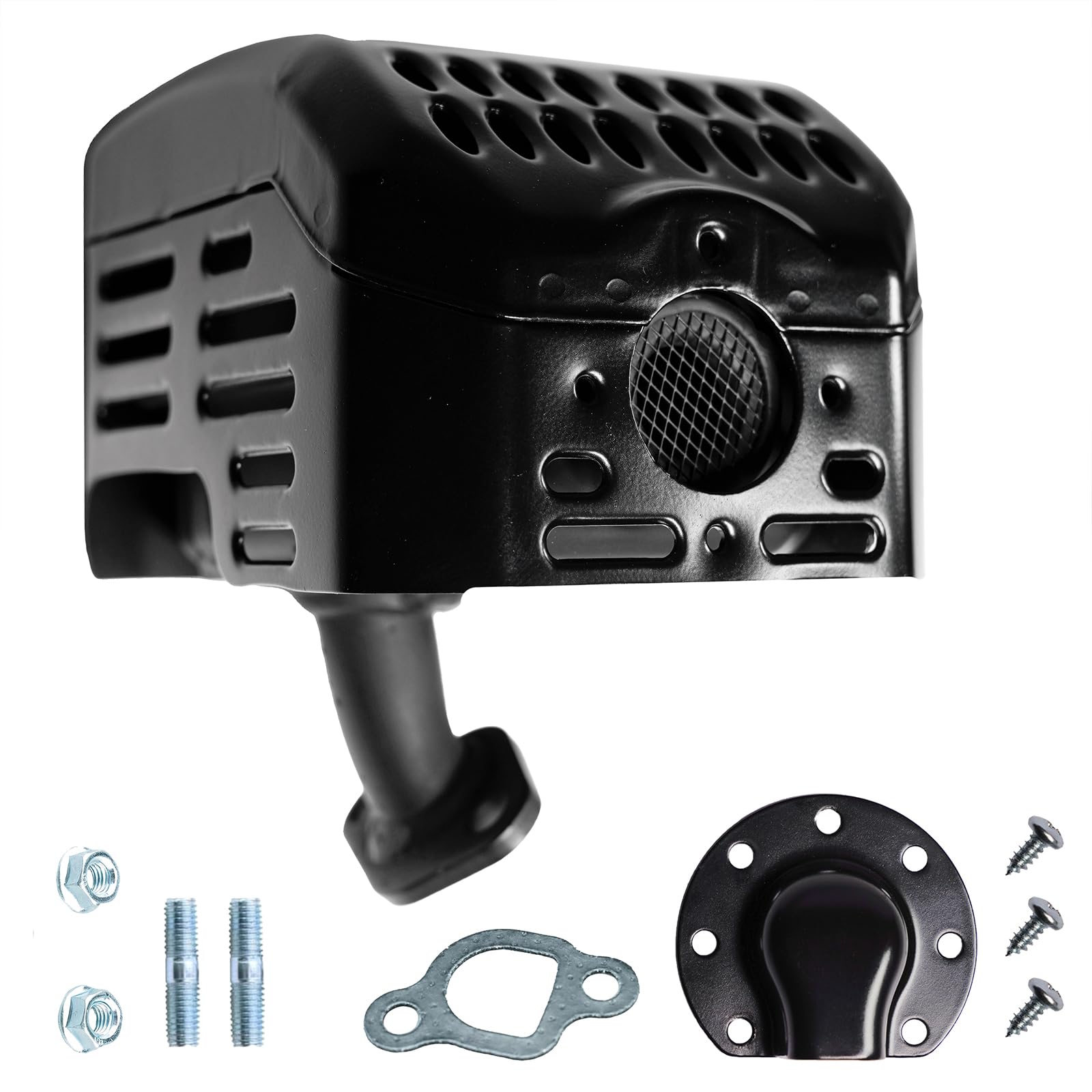 Snapklik.com : JMCHstore Upgraded OEM Exhaust Muffler w/Deflector For ...