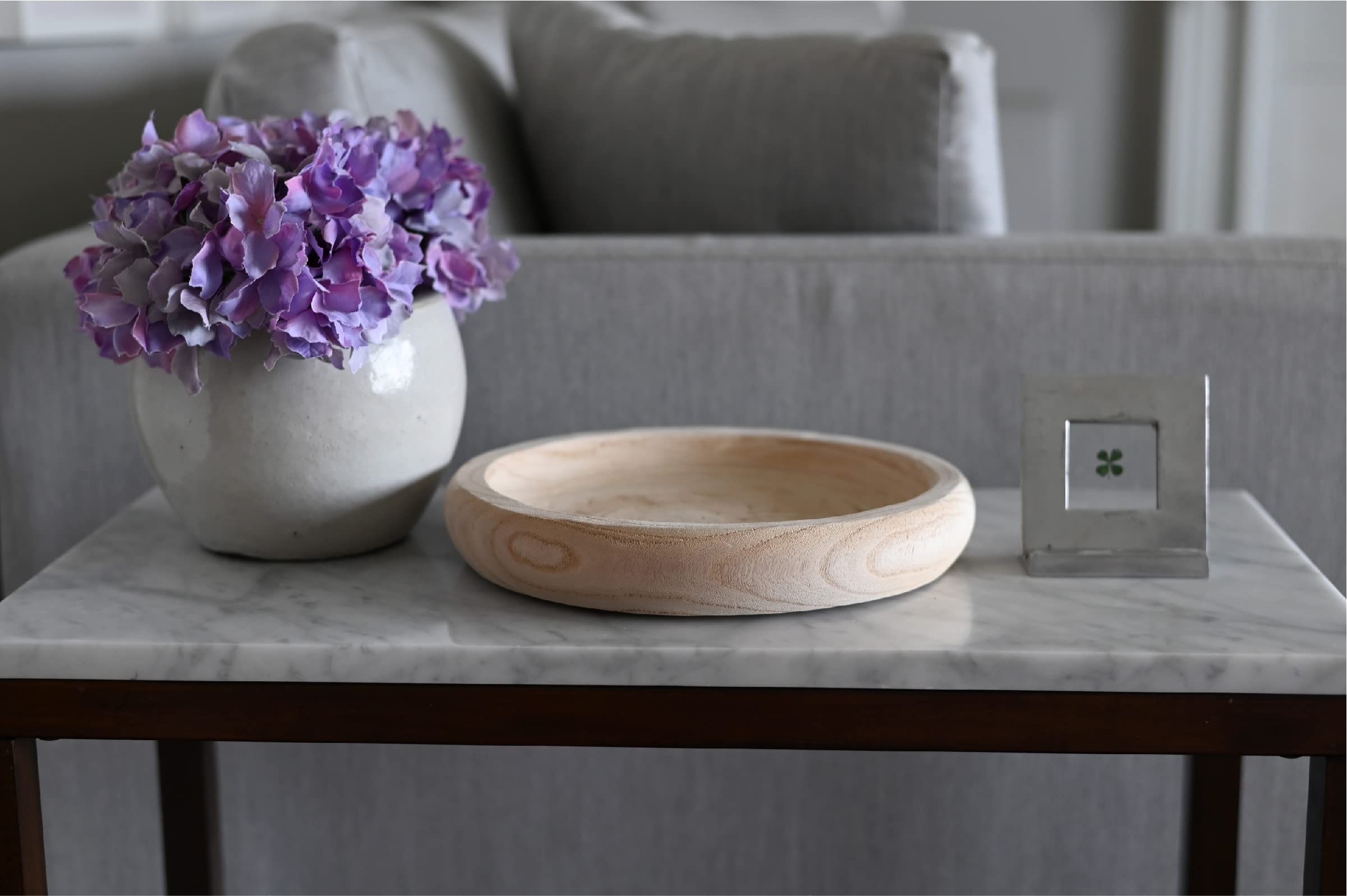 Snapklik.com : Rool Decorative Bowl Key Bowl For Entryway Table Wood ...