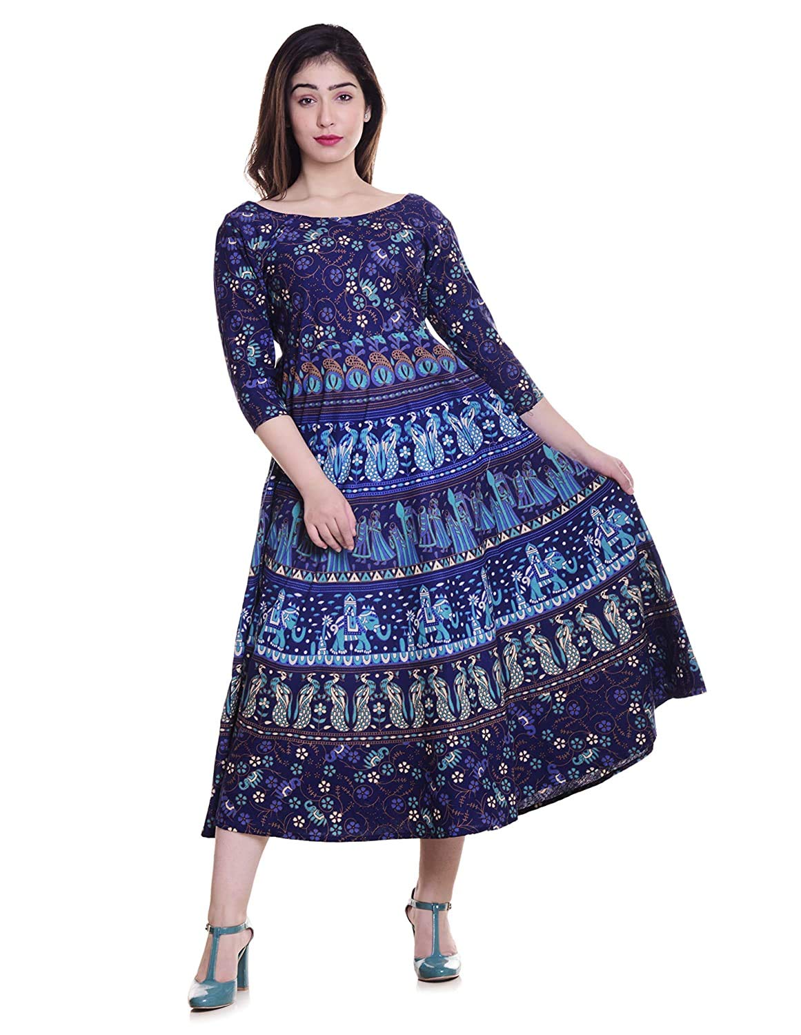 Buy Drashti Textiles Women's Jaipuri Rajasthani Traditional Printed ...