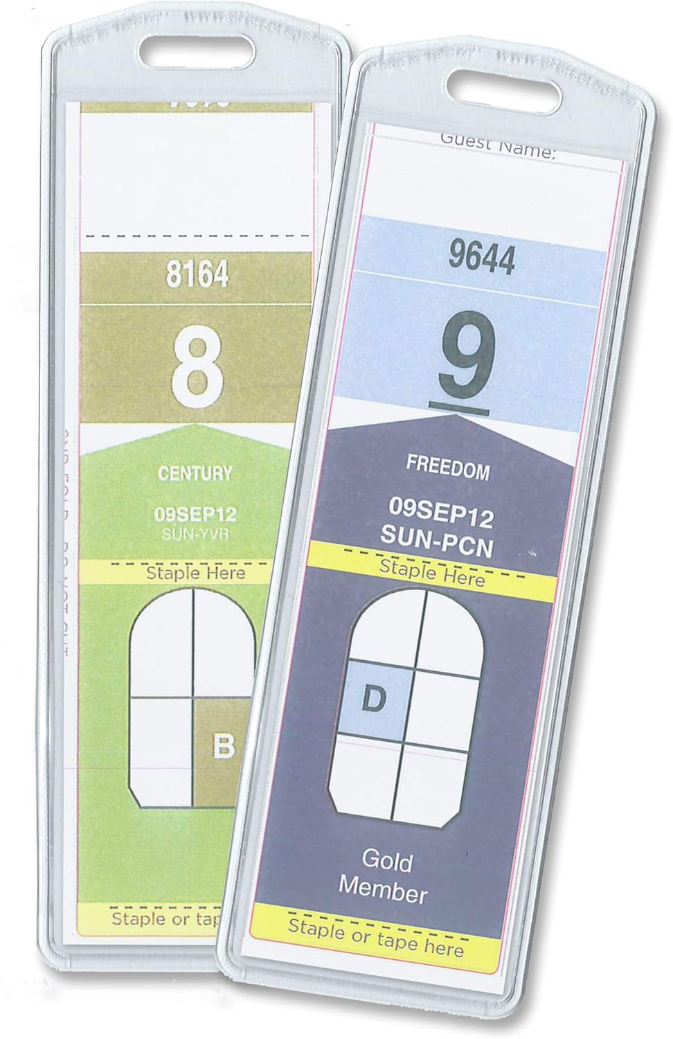 Amazon.com | Cruisetags, NARROW Cruise Ship Luggage Tags (8 Pack ...