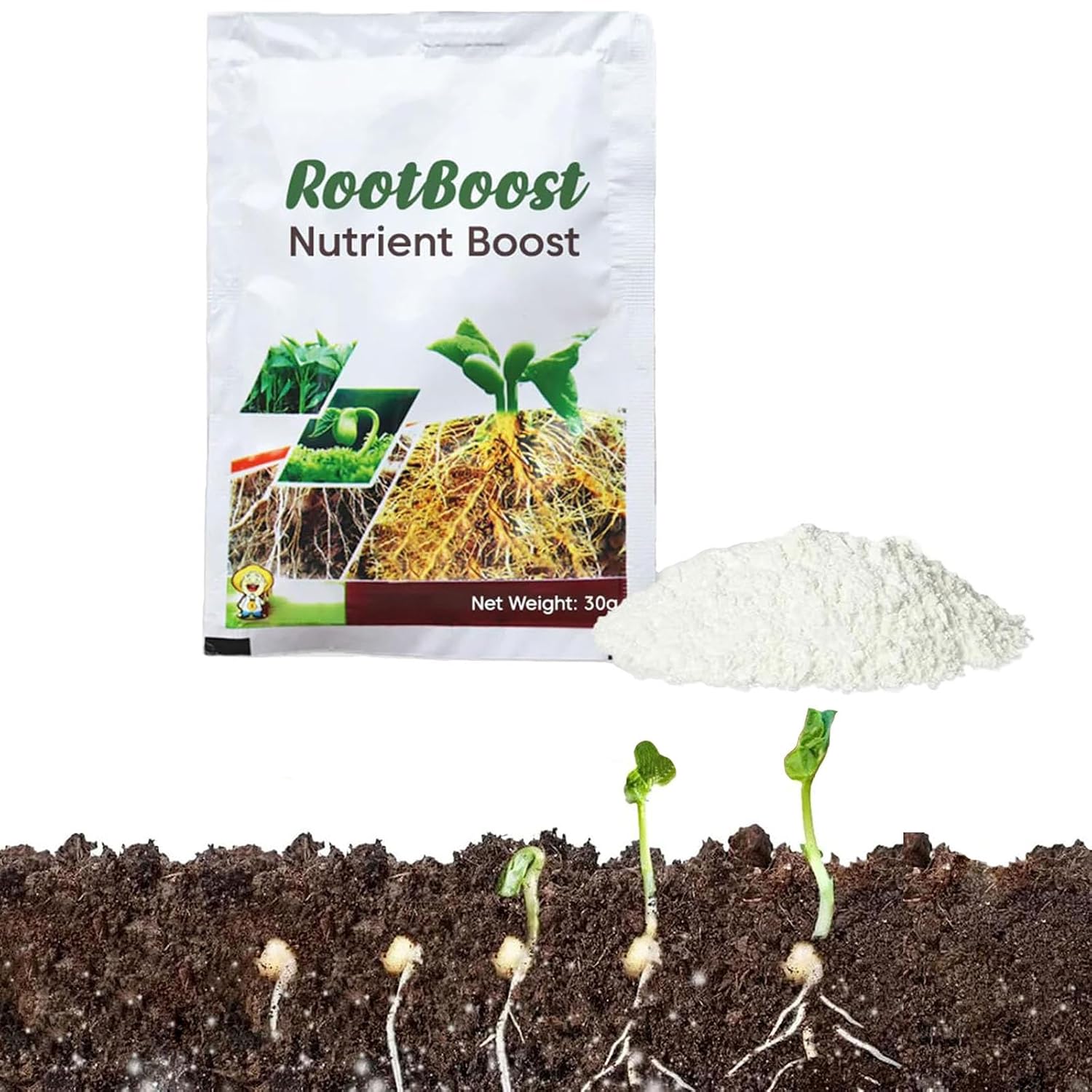Amazon.com : Plant Hair Root Growth Nutrition Powder, Rootboost ...