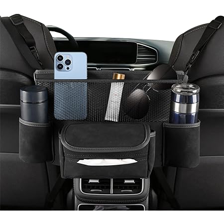Amazon.com: Car Storage Pocket Between Seats with Cup Holder | Car ...