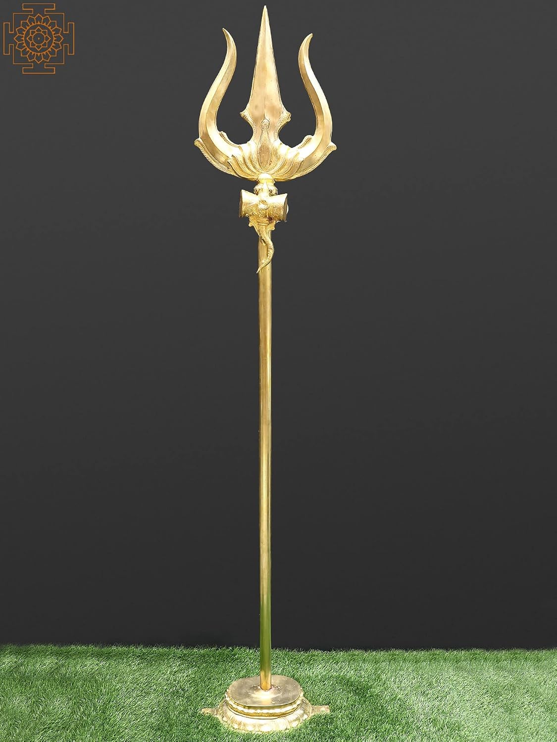 Amazon.com: Exotic India 72" Large Size Shiva''s Trishul (Trident) with ...
