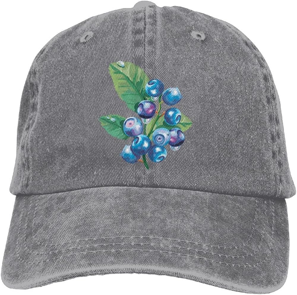 DE43sd Caps Blueberry Unisex Cowboy Baseball Caps Style Low Adjustable ...