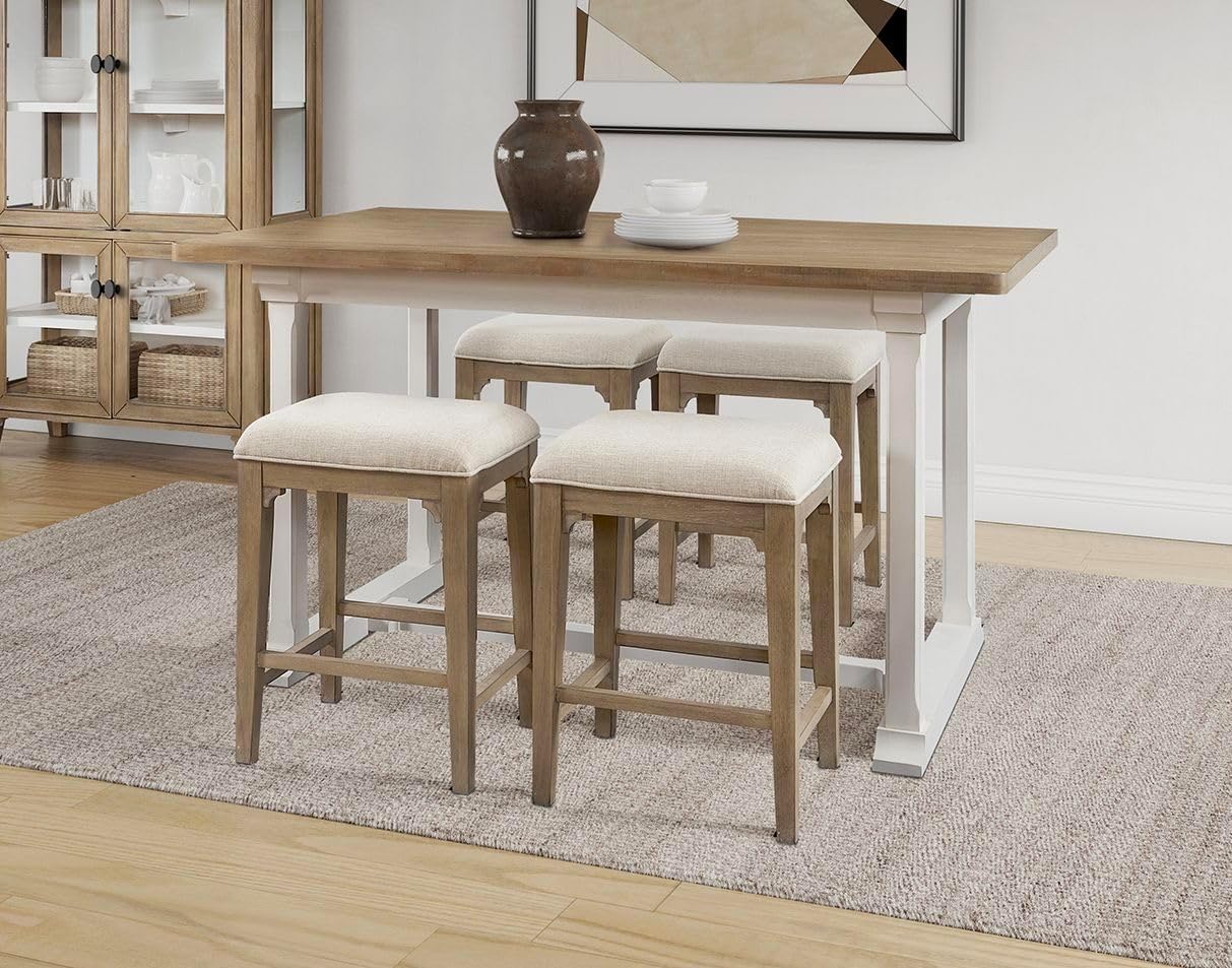 Amazon.com - Martin Furniture Modern Wood Counter Height Kitchen Table ...