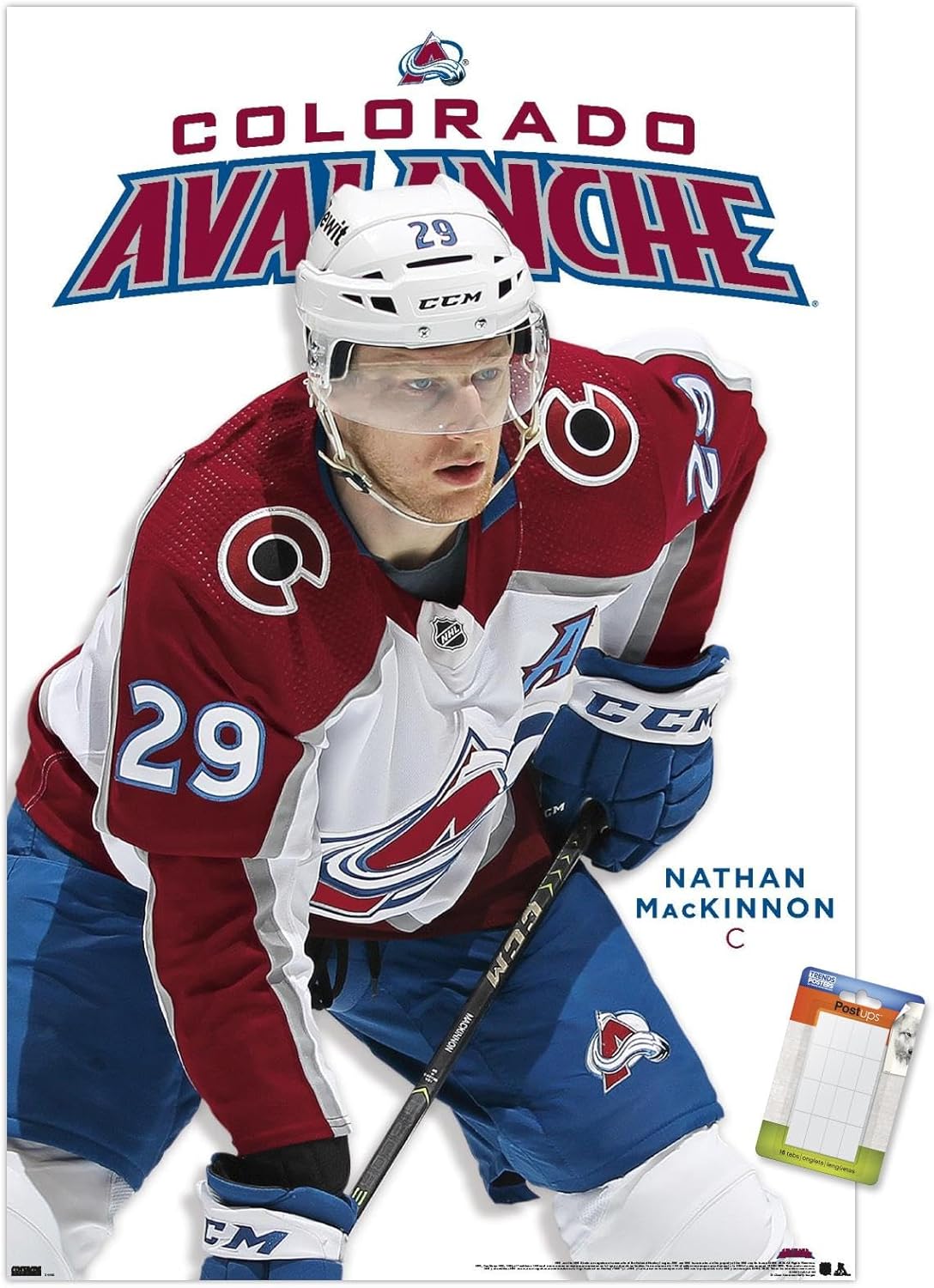 NHL Colorado Avalanche - Nathan MacKinnon Feature Series 23 Wall Poster ...