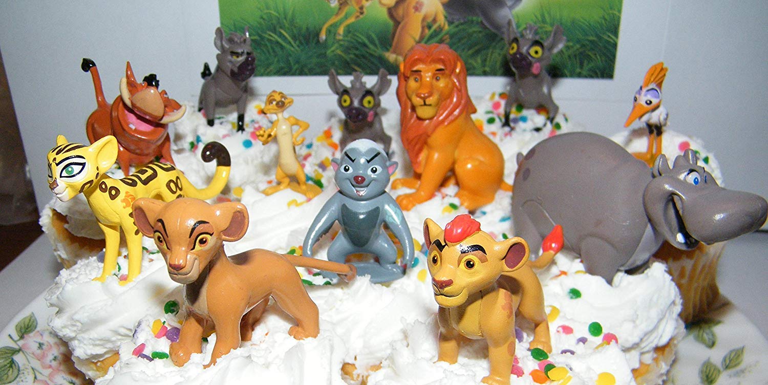 Buy Supreme Cake Toppers Cupcake Decorations 12 Set with 10 Figures ...