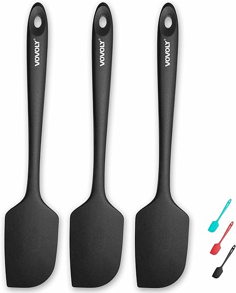 Amazon.com: Silicone Spatula for Kitchen, 600°F Heat resistant Spatulas ...
