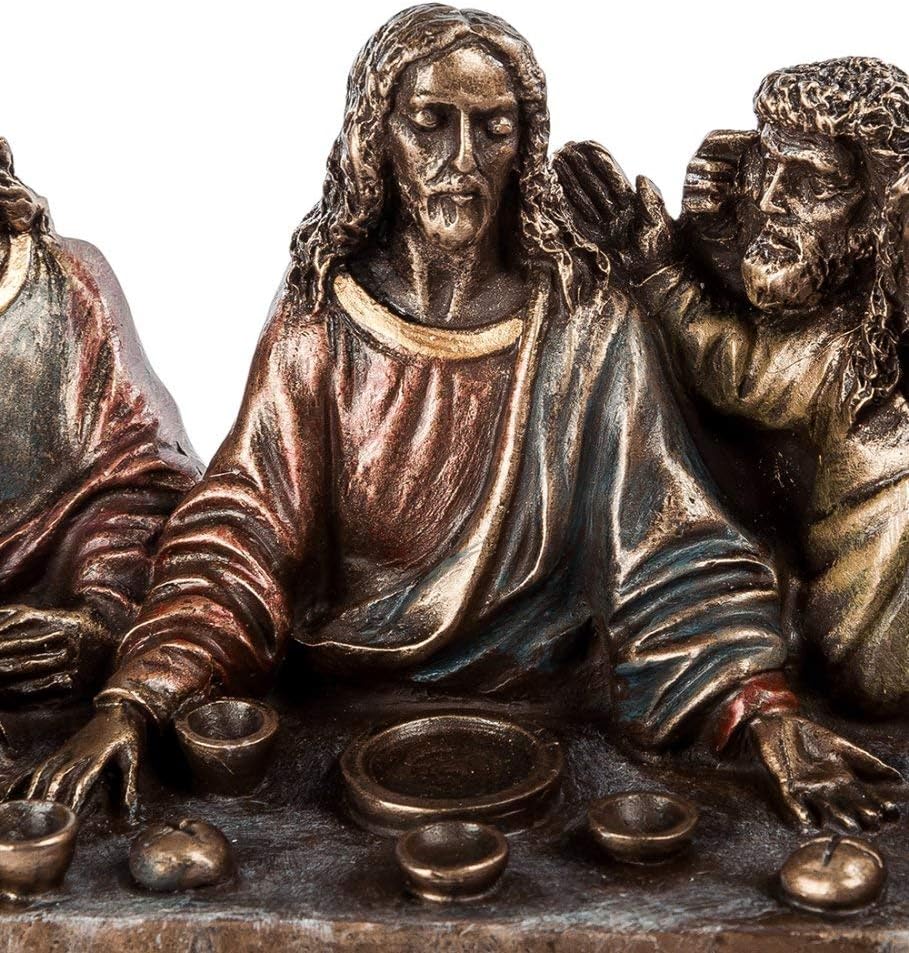 Veronese Collection, Hand Painted The Last Supper Figure, 23.5X5.5X8.5 ...