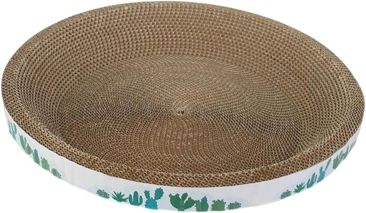 Amazon.com : Leefasy Cats Scratcher Cardboard Cardboard Cat Bed House ...