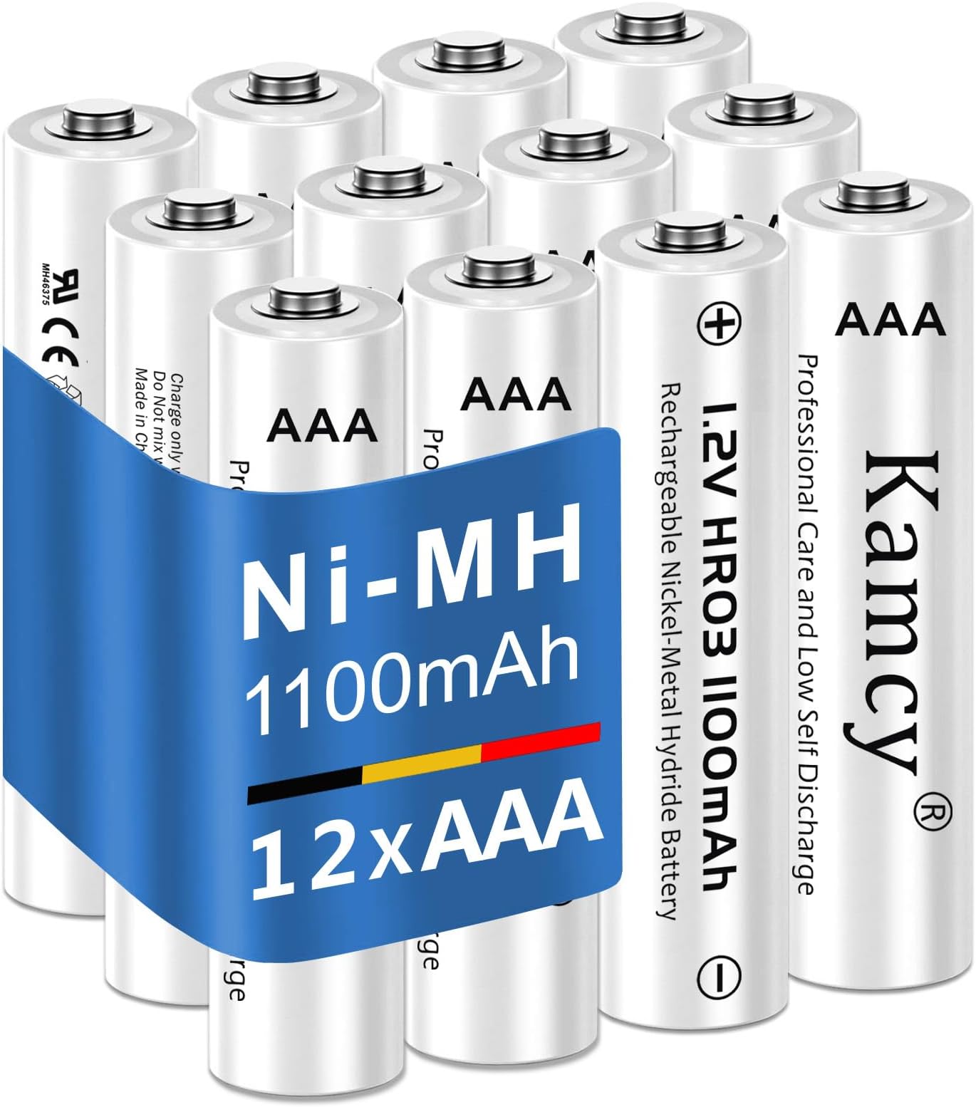Amazon.com: POWEROWL Goldtop Rechargeable AAA Batteries PRO, High ...