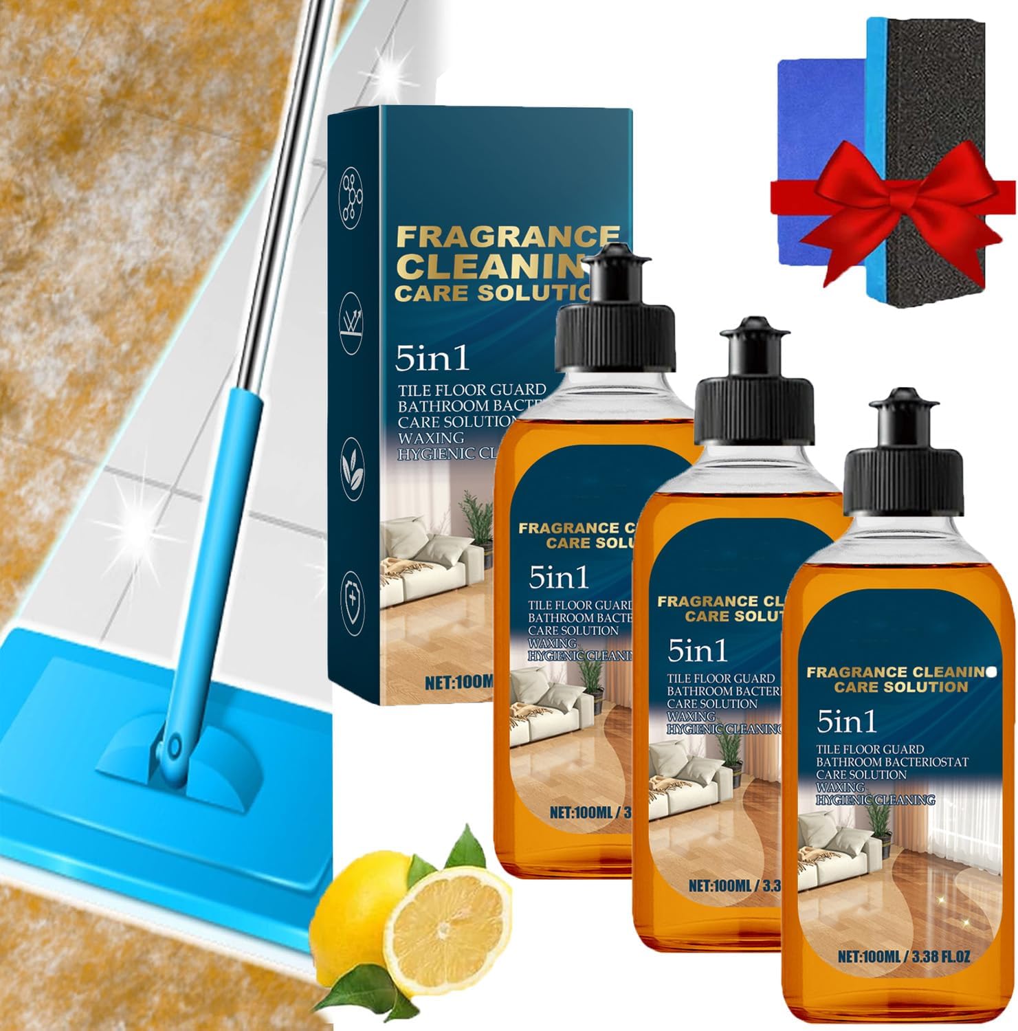 Amazon.com: Hyxowgt Munich Sunny Floor Cleaner, Spainho 5 in 1 Floor ...