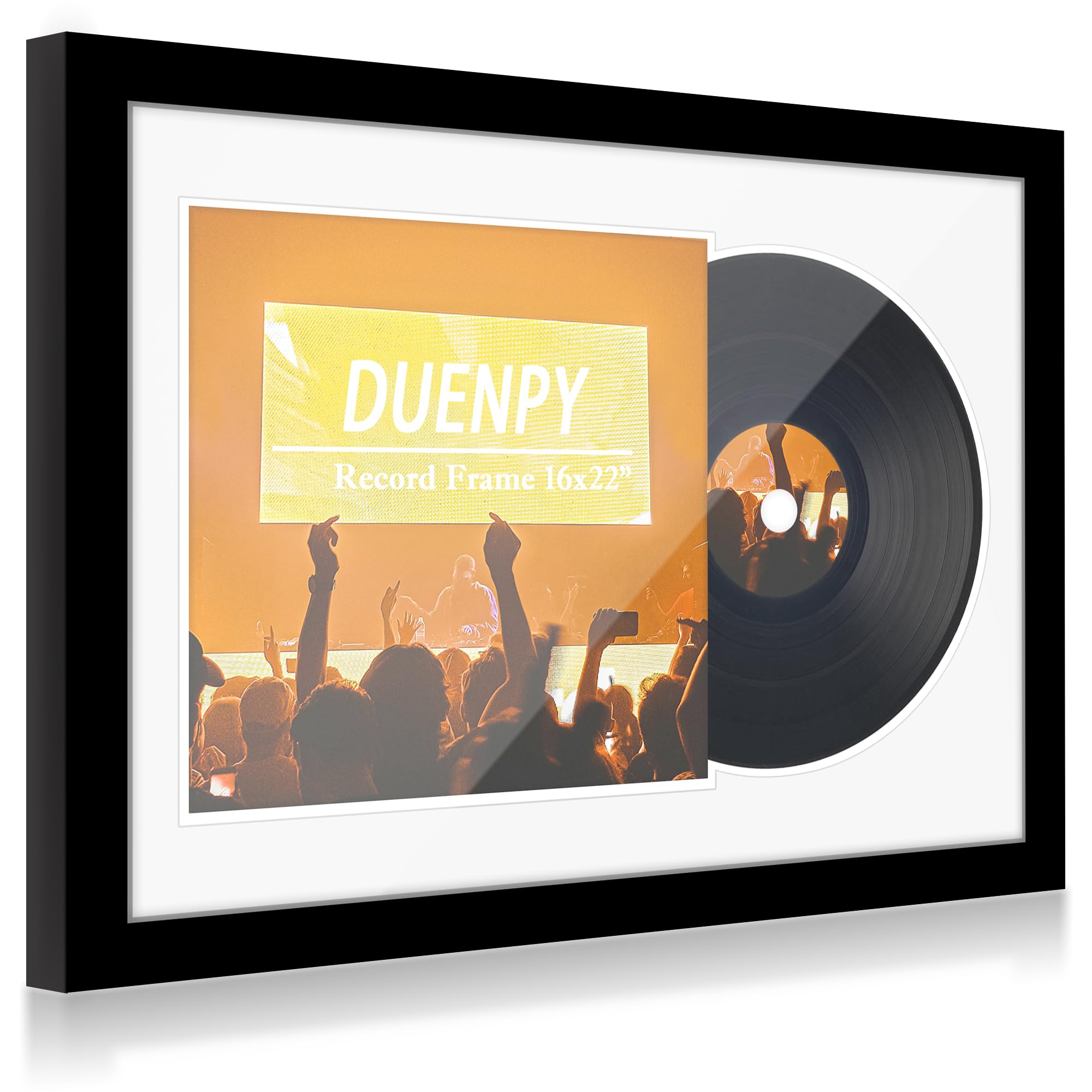 Vinyl Record Frame Vinyl Record Frame | Black Personalised Record