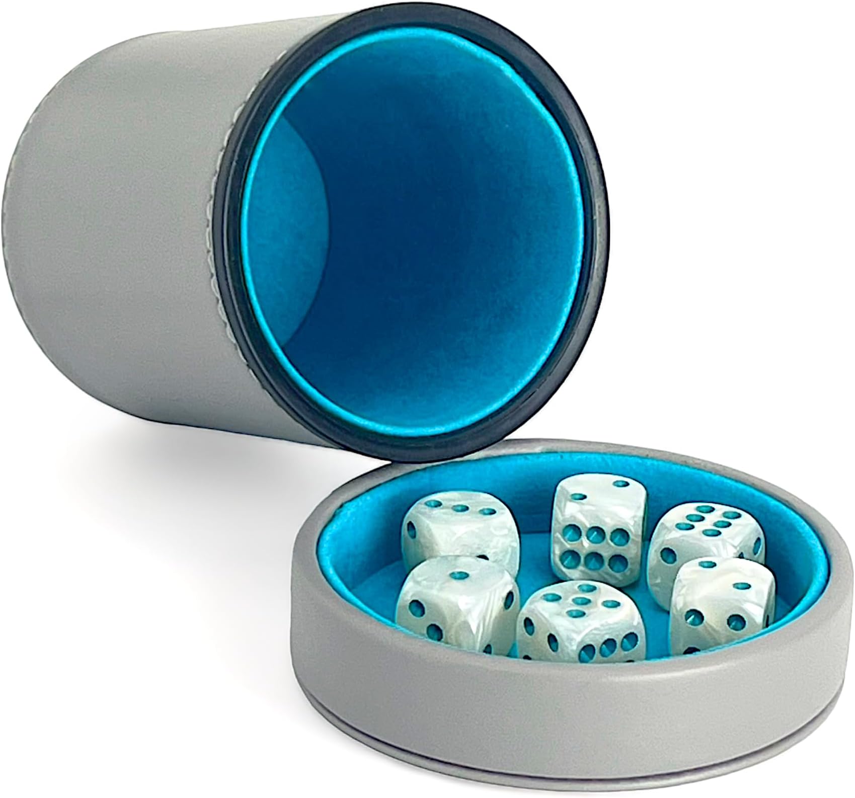 Amazon.com: Reimagine Discovery White & Silver Dice, Trendy Maximalist ...