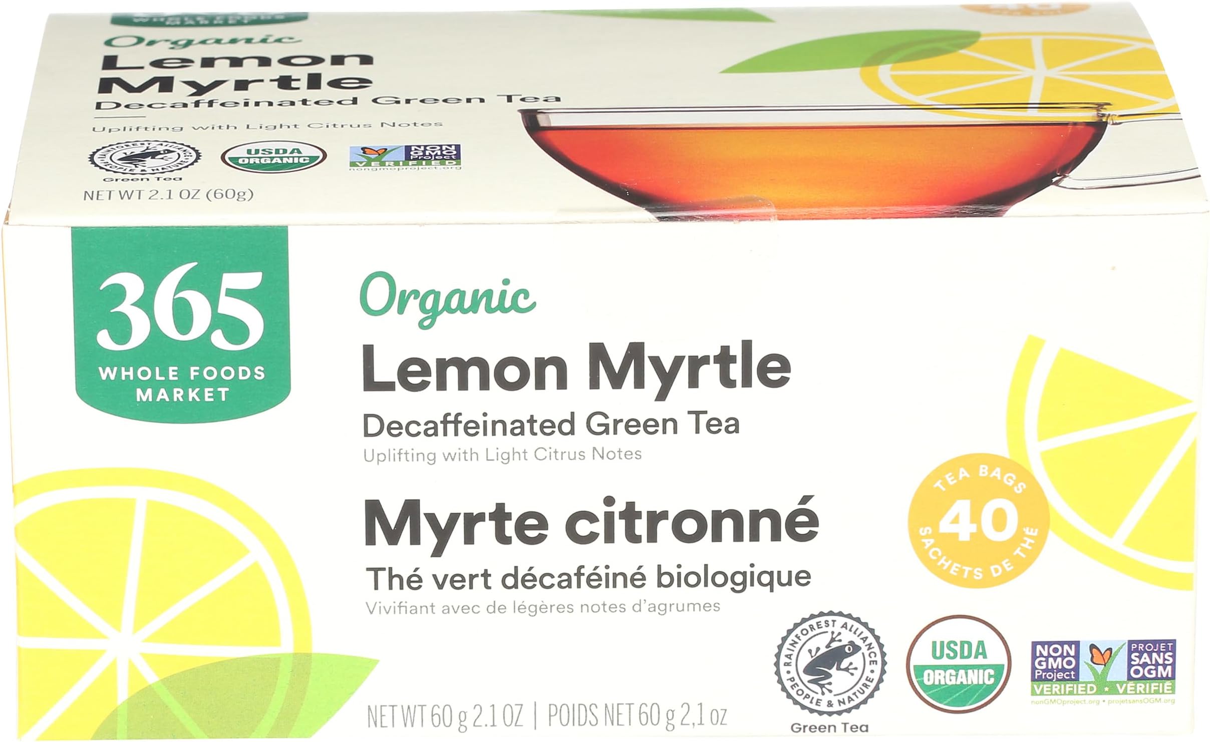 Amazon.com : 365 by Whole Foods Market, Tea Green With Lemon Myrtle ...