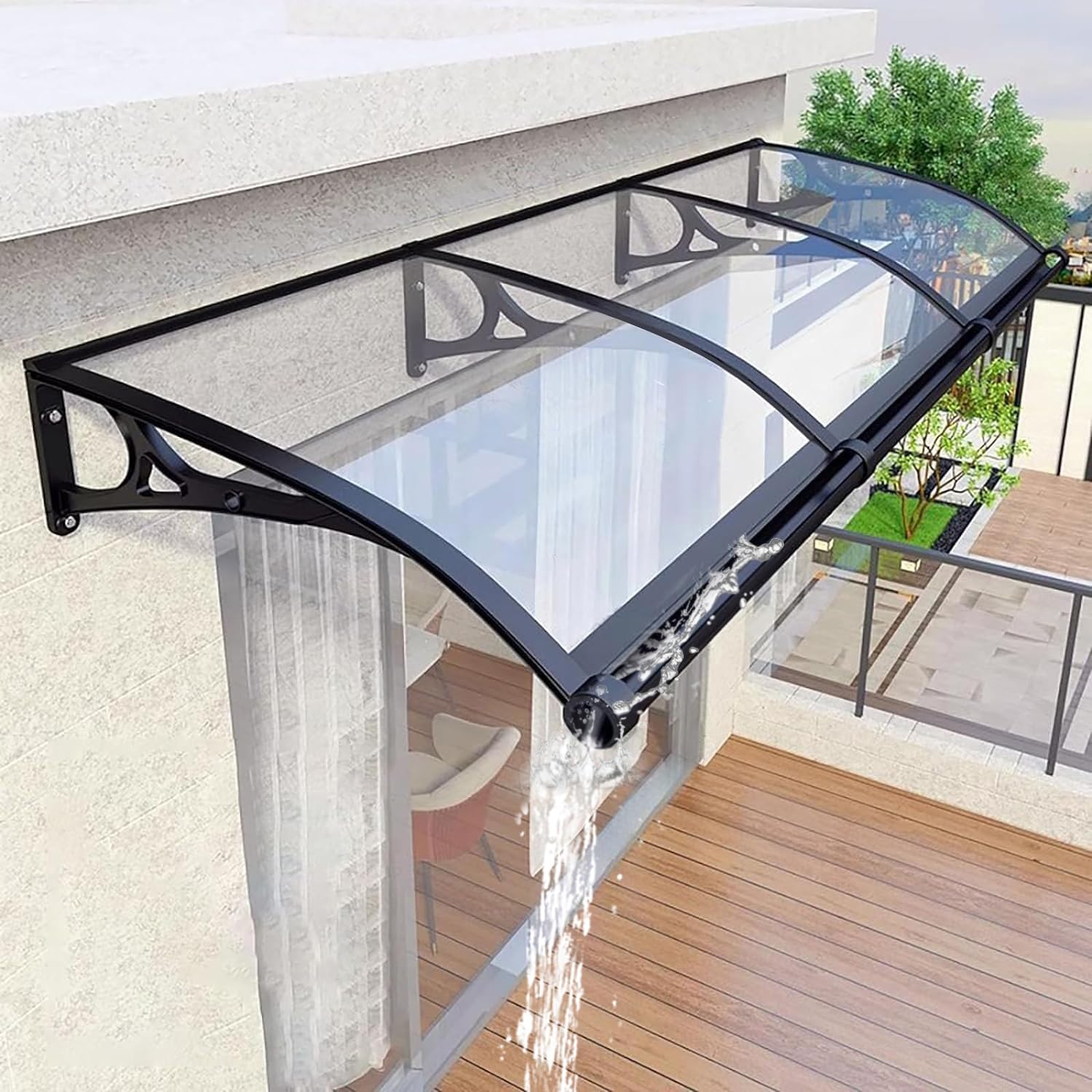 Amazon.com : Window Awning Front Door Canopy Exterior, Outdoor Rain ...