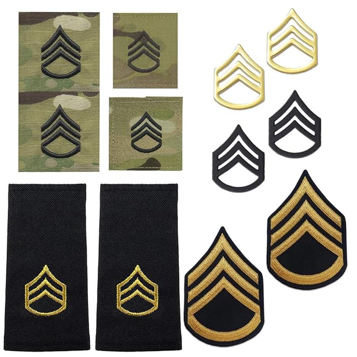 Buy US Army Staff Sergeant Rank Bundle Online at desertcart INDIA