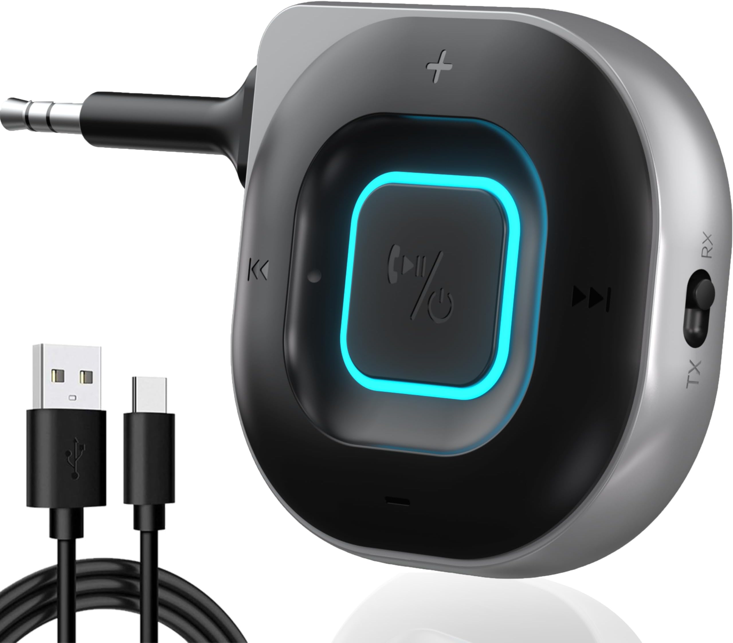 Amazon.com: 2 in 1 Bluetooth Transmitter & Receiver with Noise ...