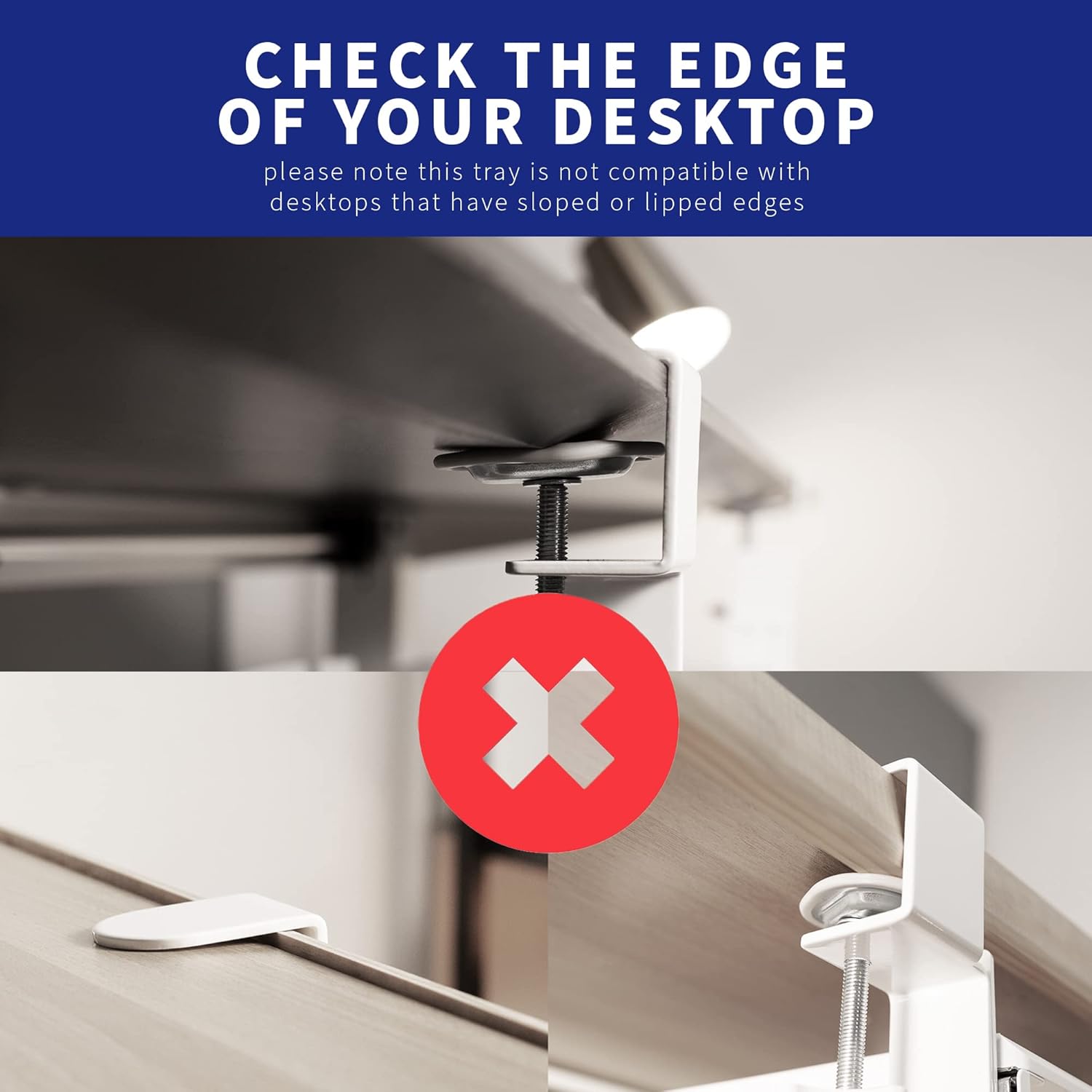 Buy VIVO Large Keyboard Tray Under Desk Pull Out Platform with Pencil ...