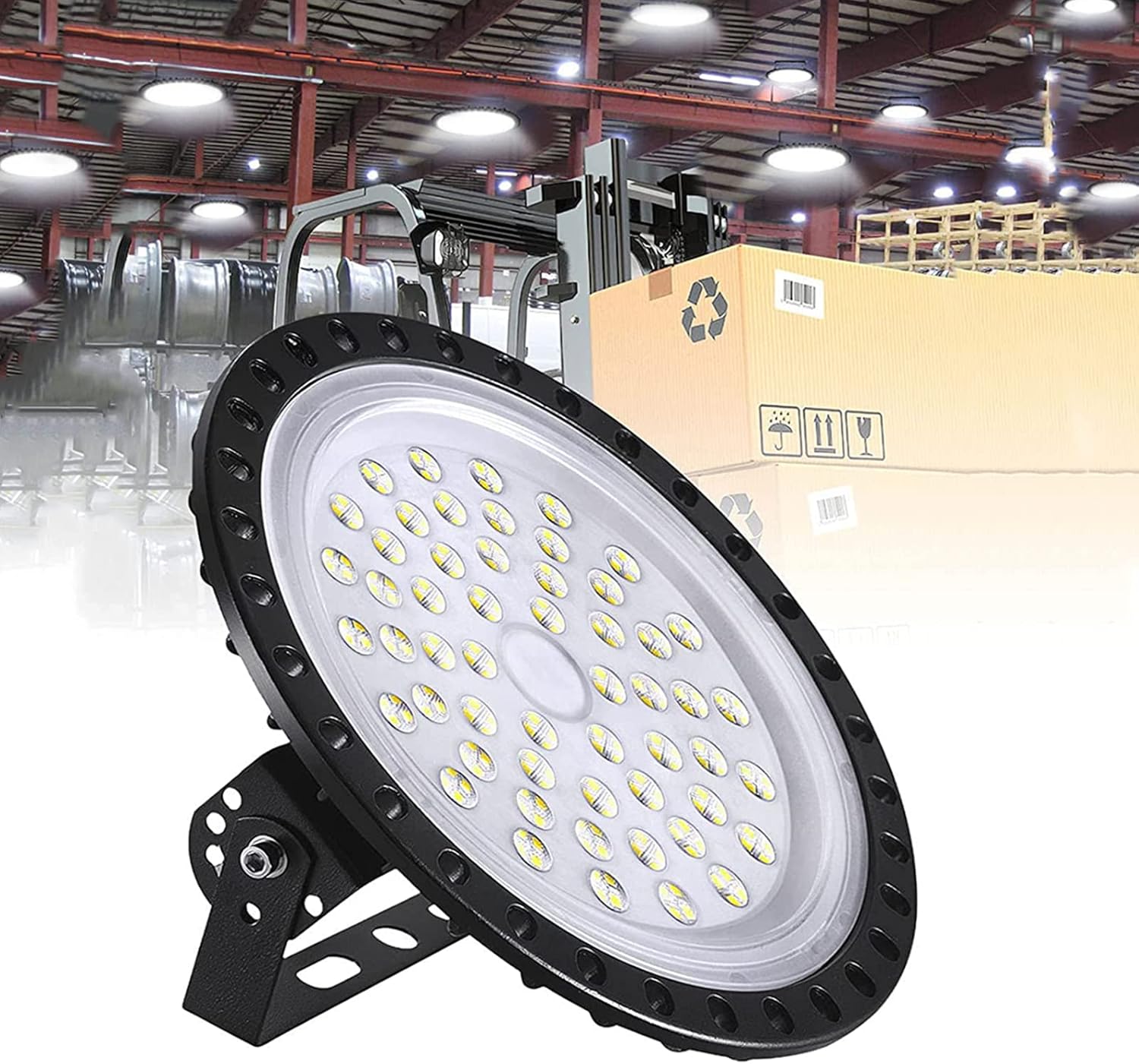 UFO LáMpara Industrial LED, 200w Luces LED de Alta BahíA 20000lm, 6000k ...