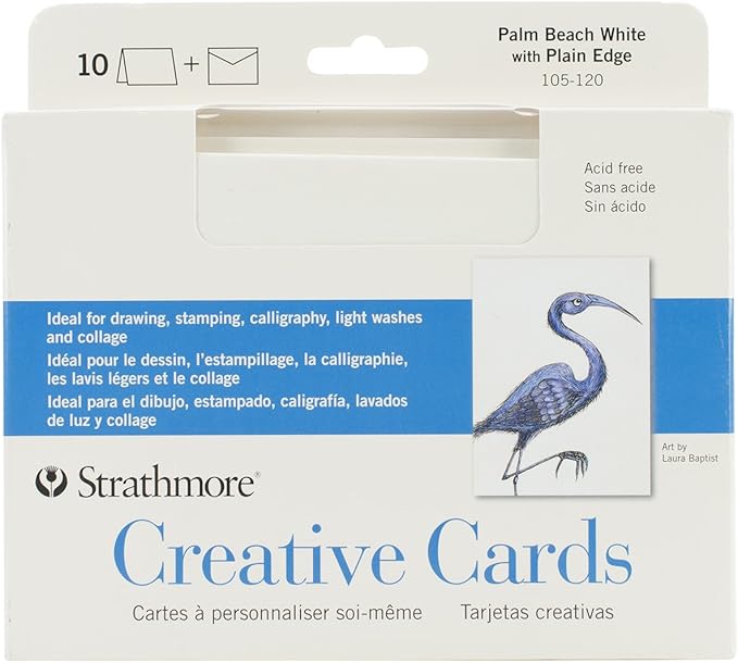 Amazon.com: Strathmore Creative Cards, Palm Beach, 5x6.875 inches, 10 ...