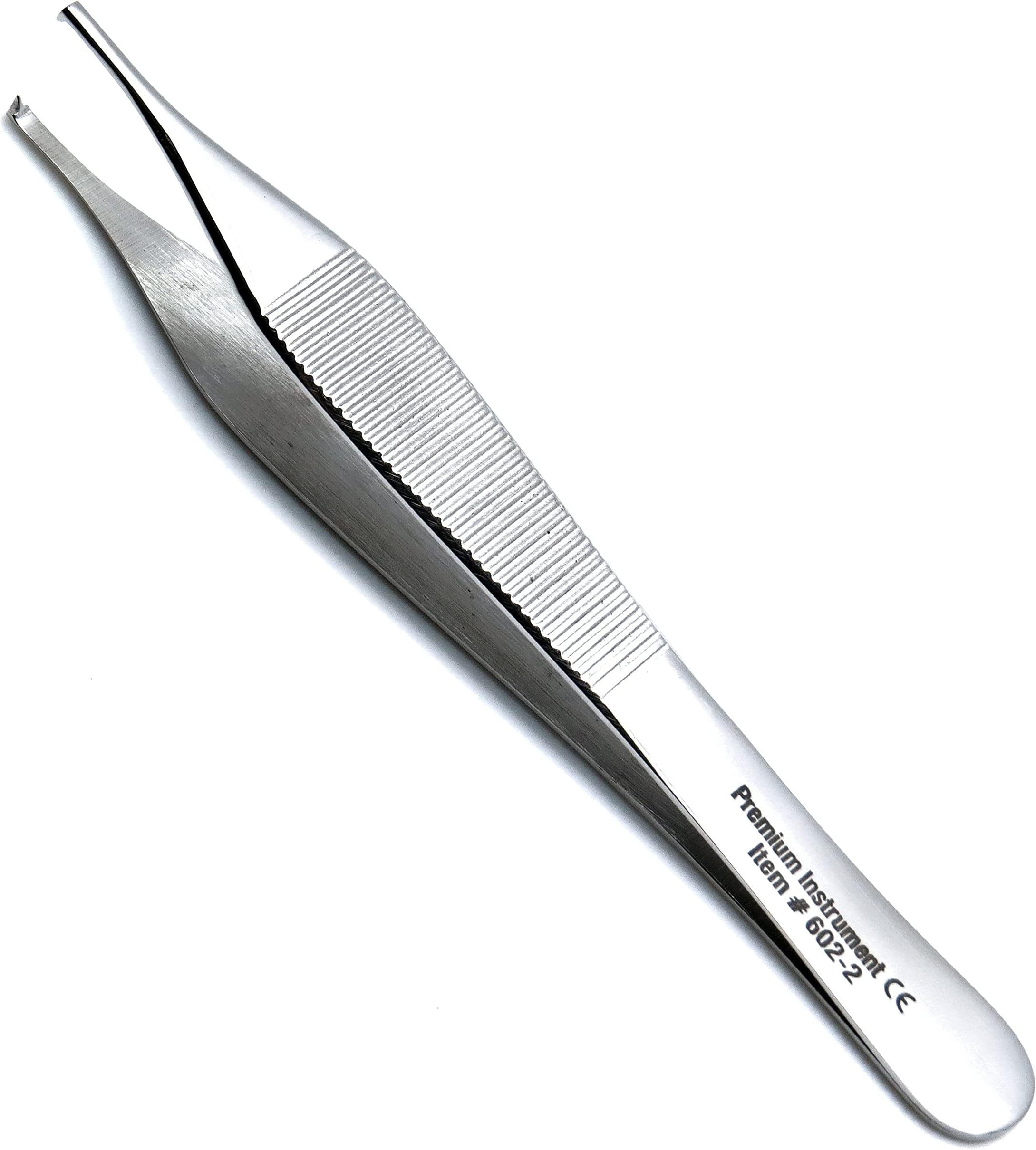 Amazon.com: Adson 12cm Serrated Tip 1x2 Rat Tooth Kocher Tweezer ...