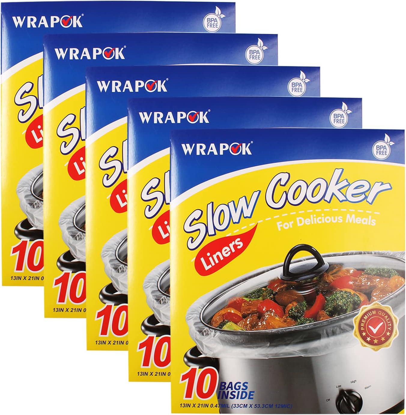 Amazon.com: 30 Count Large Crock Pot & Slow Cooker Liners - 22”x12” 3 ...