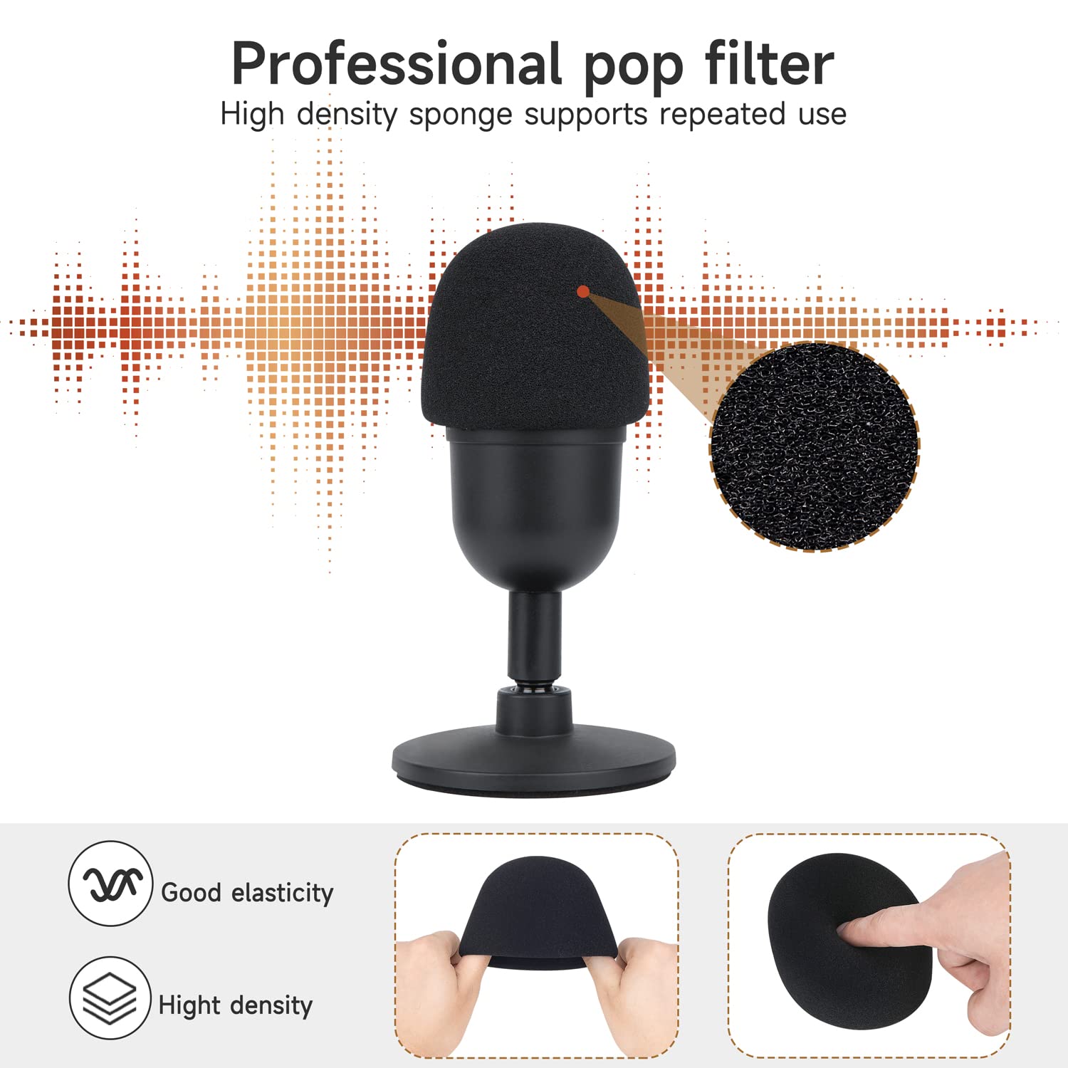 Snapklik.com : WIBOND Razer Seiren Mini Pop Filter - Foam Windscreen ...