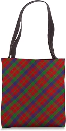 Amazon.com: Scottish Clan Robertson Tartan Plaid Tote Bag : Clothing ...