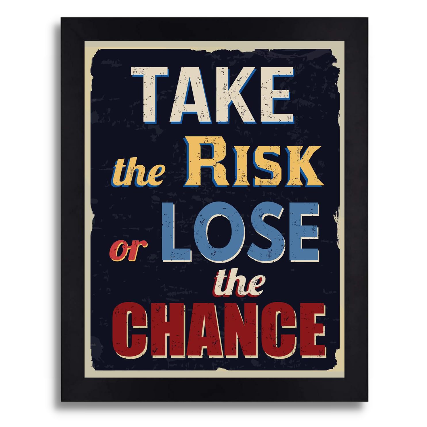 Interio Crafts - Take Risk Motivational Quote Wall Frame ...
