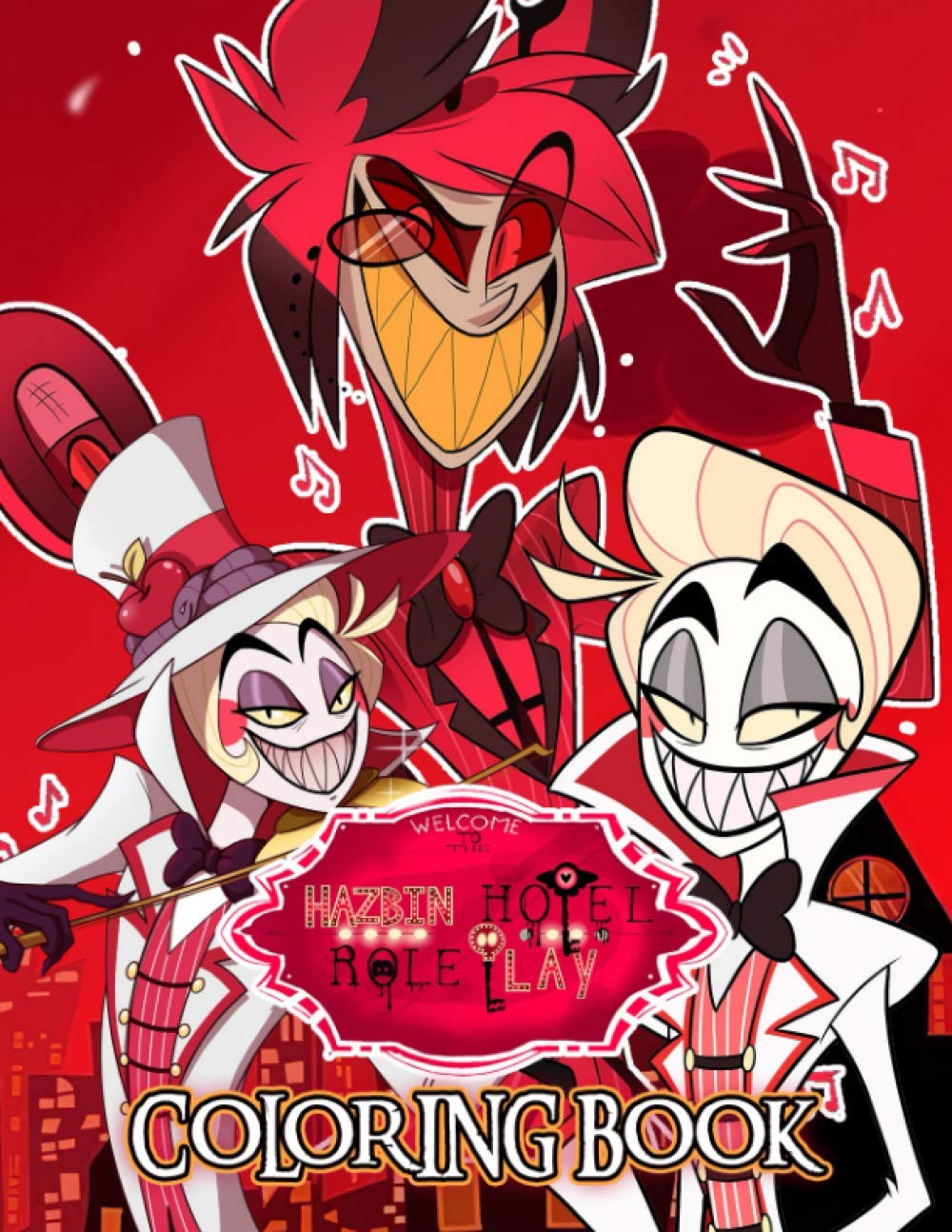 Buy Hazbin Hotel Coloring Book An Amazing Coloring Book With A Bunch