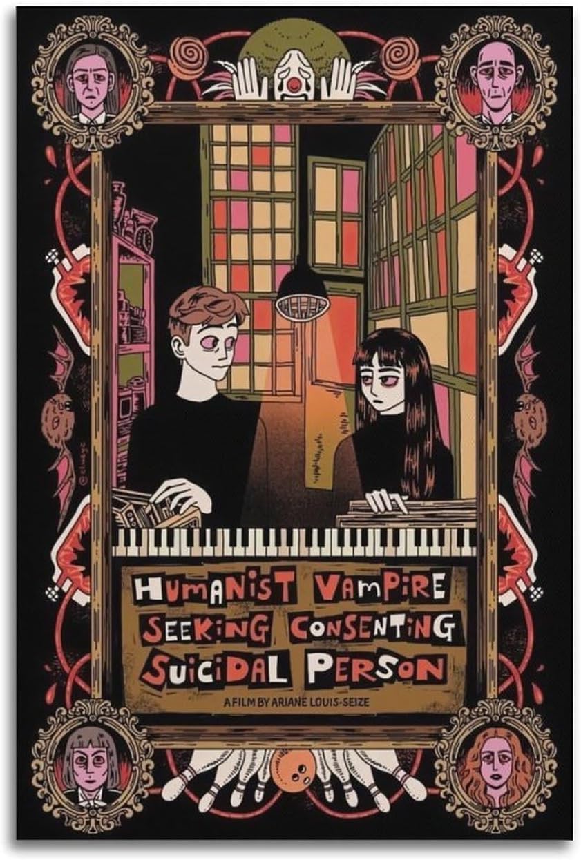 Poster humaniste de vampire à la recherche d'une personne suicidaire ...