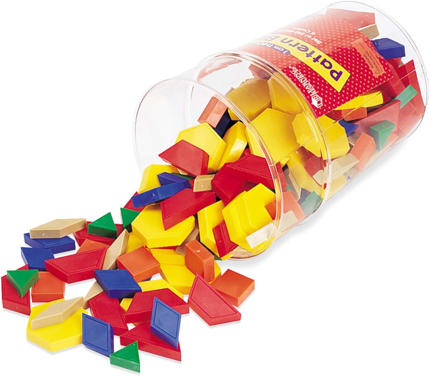 Amazon.com: Learning Resources Hos Pattern Blocks (Set of 250) : Toys ...