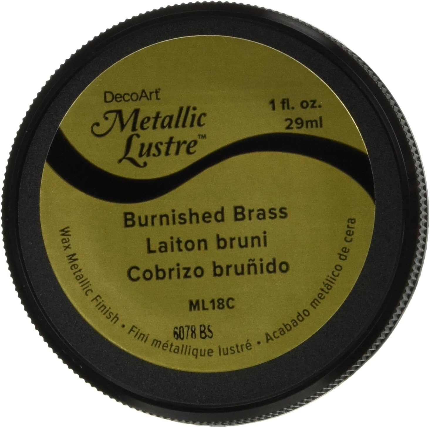 Amazon.com: DecoArt Metallic Lustre Wax Finish 1oz-Burnished Brass